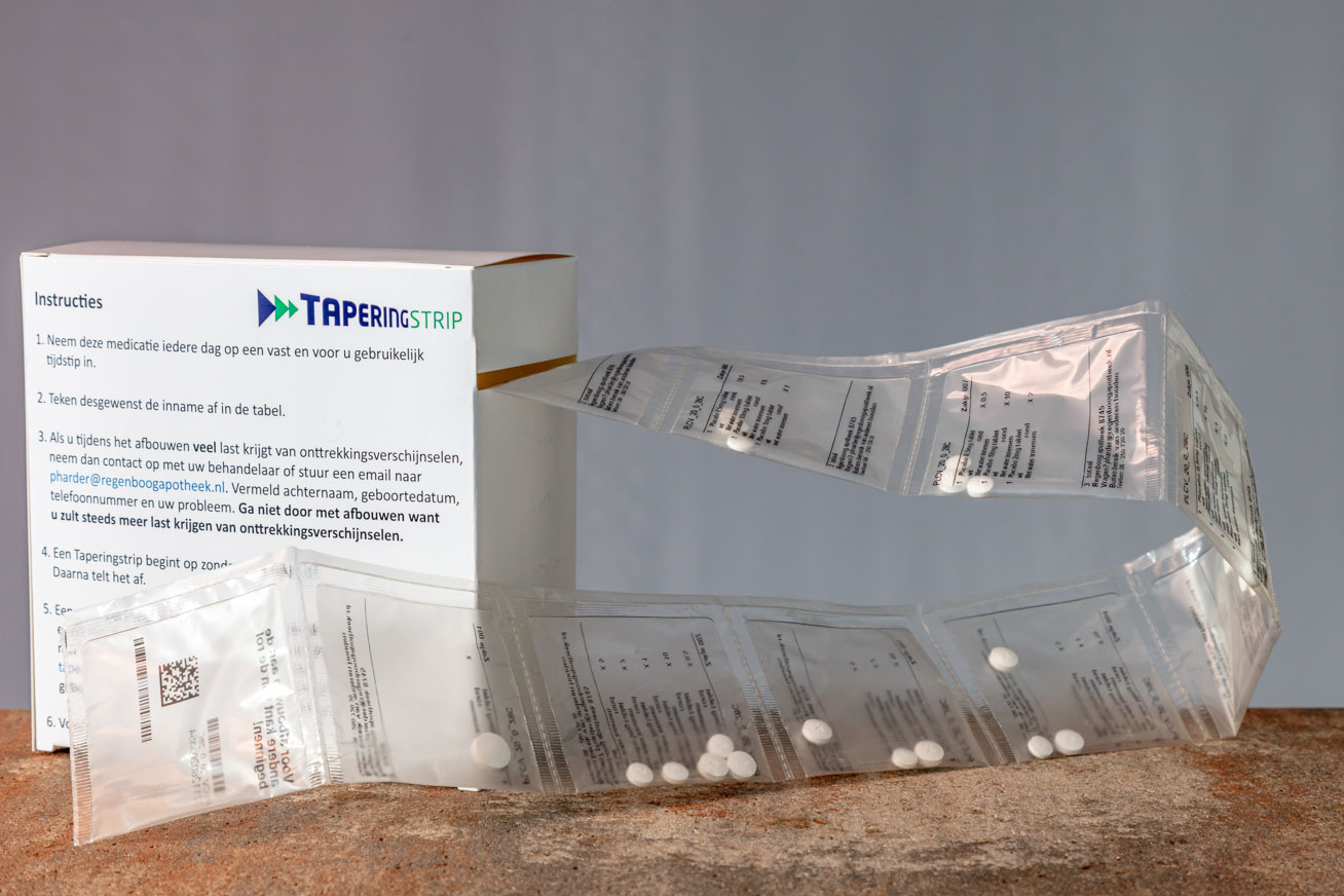 Taperingstrips - veilig afbouwen of stoppen met je medicatie